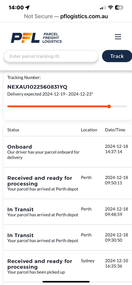 Parcel Freight Logistics (PFL) reviews | ProductReview.com.au