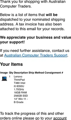 Australian Computer Traders reviews | ProductReview.com.au