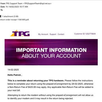 TPG Broadband 5G Home Broadband reviews | ProductReview.com.au