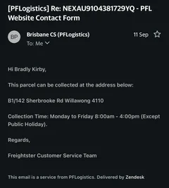 Parcel Freight Logistics (PFL) reviews | ProductReview.com.au