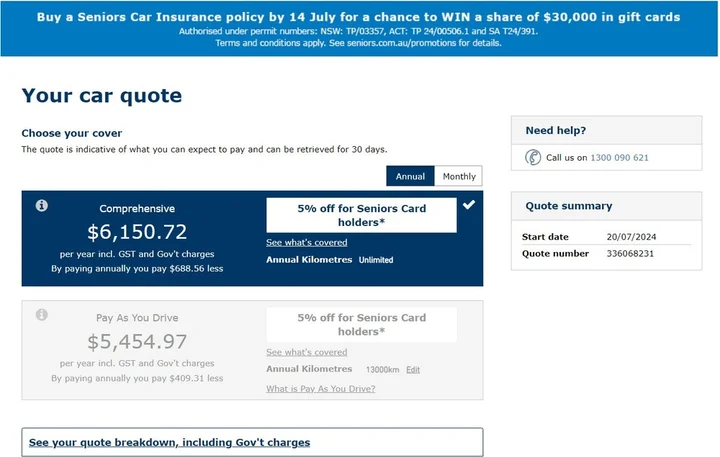 Seniors Car Insurance reviews | ProductReview.com.au