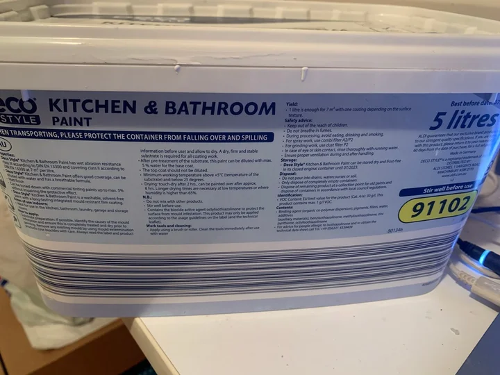 ALDI Deco Style Interior Paint 4L reviews | ProductReview.com.au