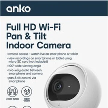 Kmart Anko Full HD Wi-Fi Pan & Tilt Indoor Camera reviews ...