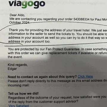 Viagogo reviews | ProductReview.com.au