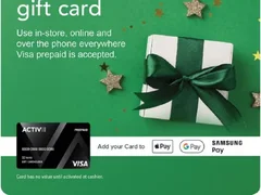 Activ Visa Prepaid Gift Card reviews | ProductReview.com.au
