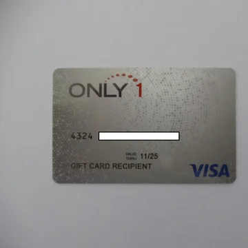 Only1 visa gift card store