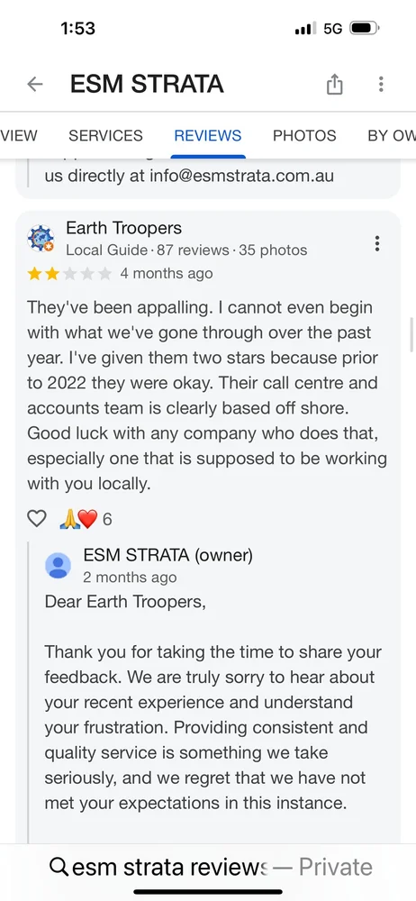 ESM Strata reviews | ProductReview.com.au