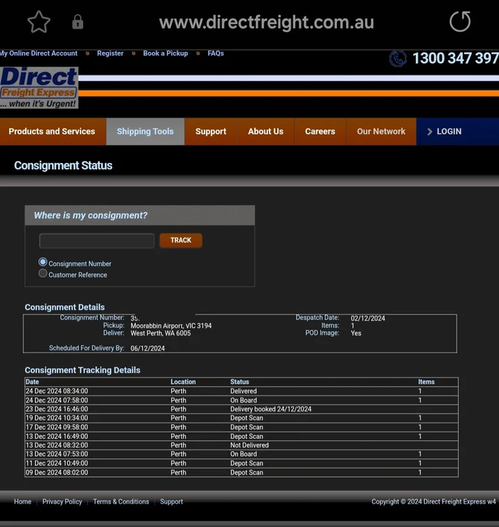 Direct Freight Express reviews | ProductReview.com.au