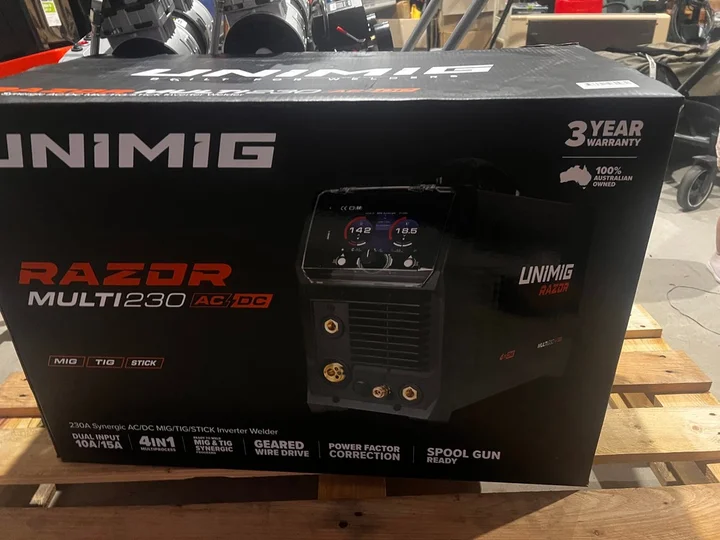 UNIMIG Razor Multi 230 AC/DC MIG/TIG/STICK Welder reviews ...