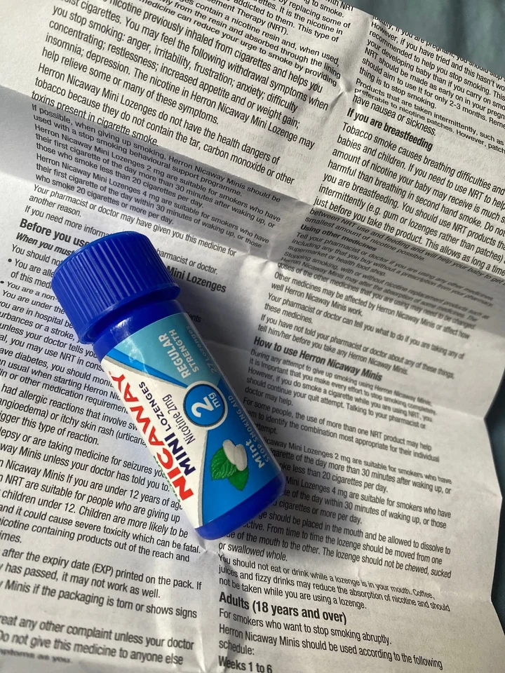 Nicaway Mini Lozenges reviews | ProductReview.com.au