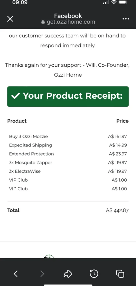 Ozzi Mozzie UV Mosquito Zapper reviews | ProductReview.com.au