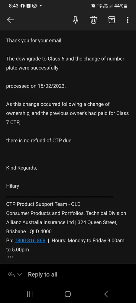 Allianz CTP Car Insurance (NSW, QLD) reviews | ProductReview.com.au