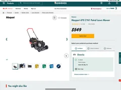 Masport Bunnings 470 2'n1 reviews | ProductReview.com.au