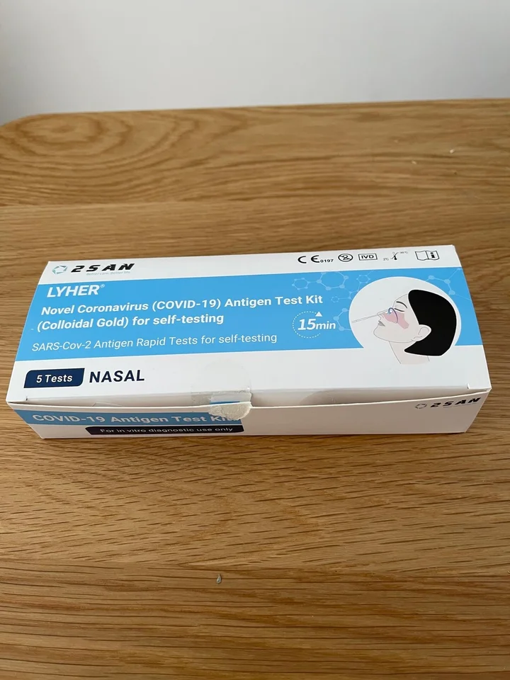 2San Lyher COVID-19 Rapid Antigen Nasal Test 5 Pack reviews ...