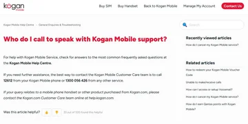 Kogan Mobile reviews | ProductReview.com.au