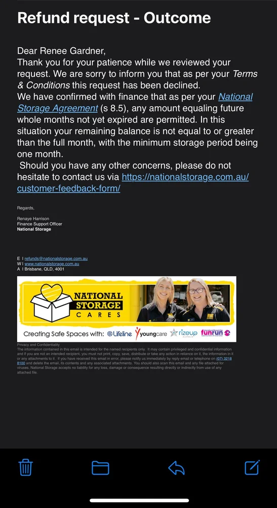 National Storage reviews | ProductReview.com.au