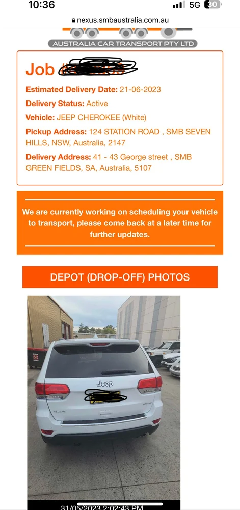 SMB Australia Car Transport reviews | ProductReview.com.au