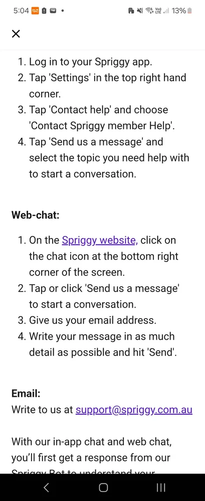 Spriggy reviews | ProductReview.com.au
