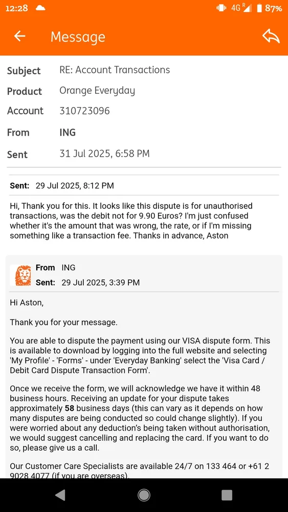 ING reviews | ProductReview.com.au