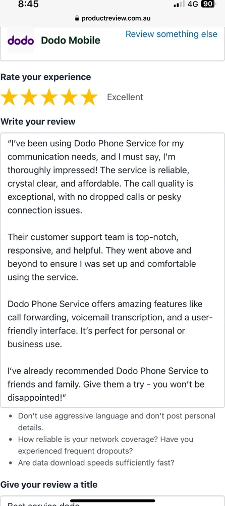 Dodo Mobile reviews | ProductReview.com.au
