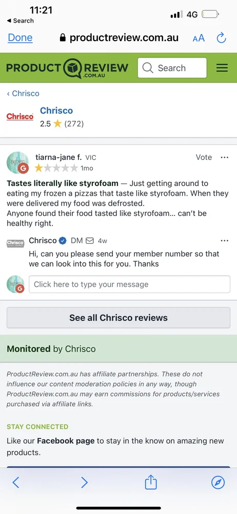 Chrisco reviews | ProductReview.com.au
