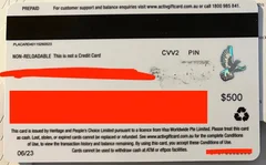 Activ Visa Prepaid Gift Card reviews | ProductReview.com.au