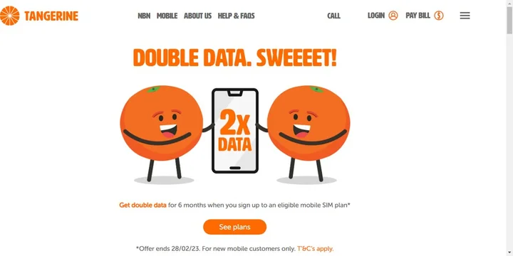 Tangerine Mobile Sim Only Plans reviews | ProductReview.com.au