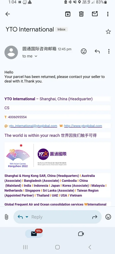 YTO International reviews | ProductReview.com.au