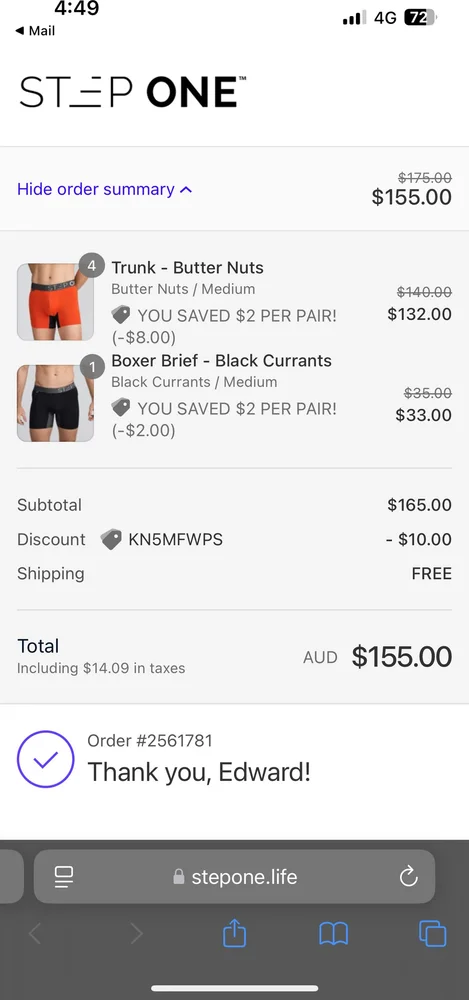 Step One Men's Bamboo Underwear reviews | ProductReview.com.au