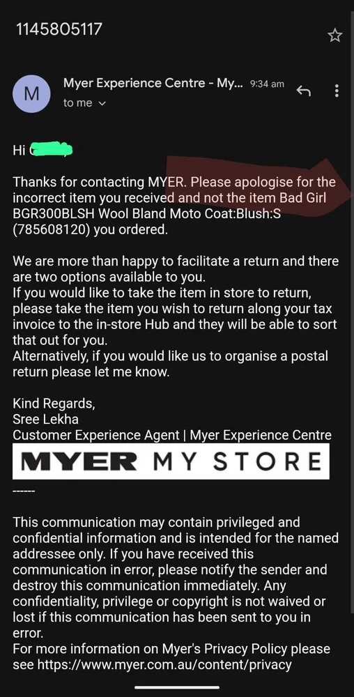 Myer Online Store reviews | ProductReview.com.au