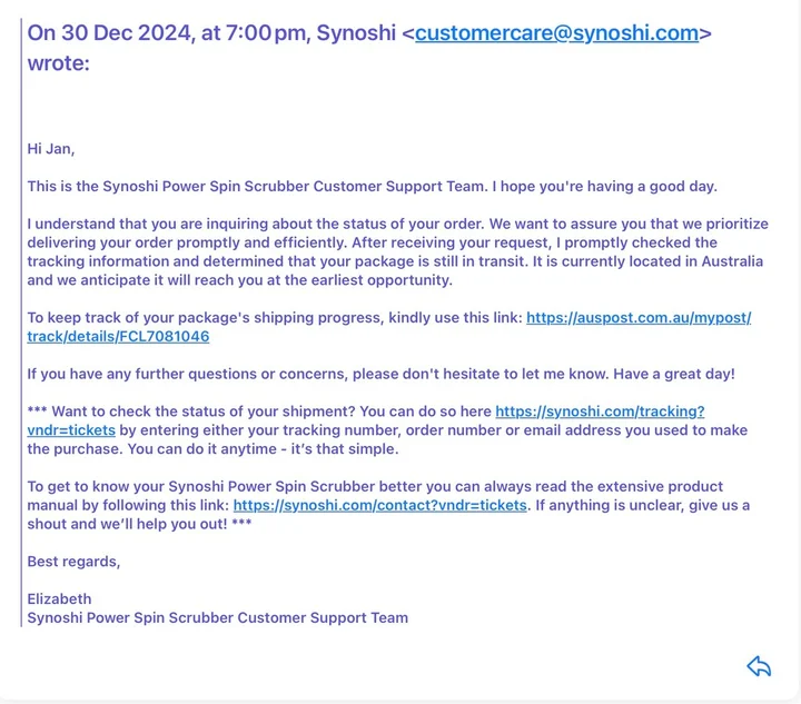 Synoshi reviews | ProductReview.com.au