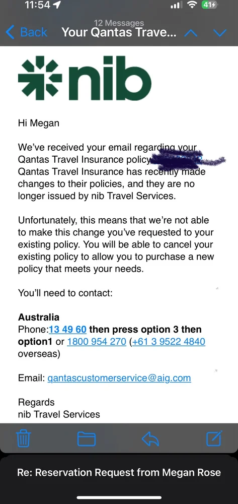 Qantas Travel Insurance reviews | ProductReview.com.au