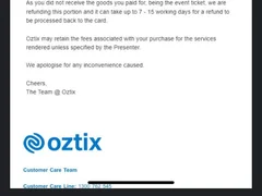 Oztix reviews | ProductReview.com.au