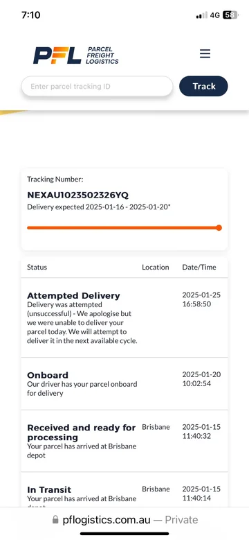 Parcel Freight Logistics (PFL) reviews | ProductReview.com.au