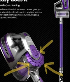 Devanti Cordless Handstick Vacuum Cleaner reviews | ProductReview.com.au