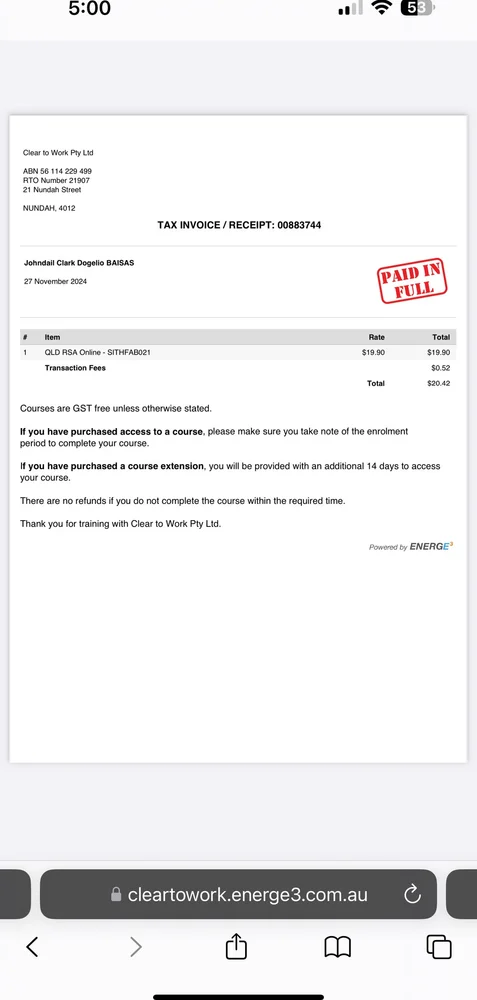 Clear to Work reviews | ProductReview.com.au