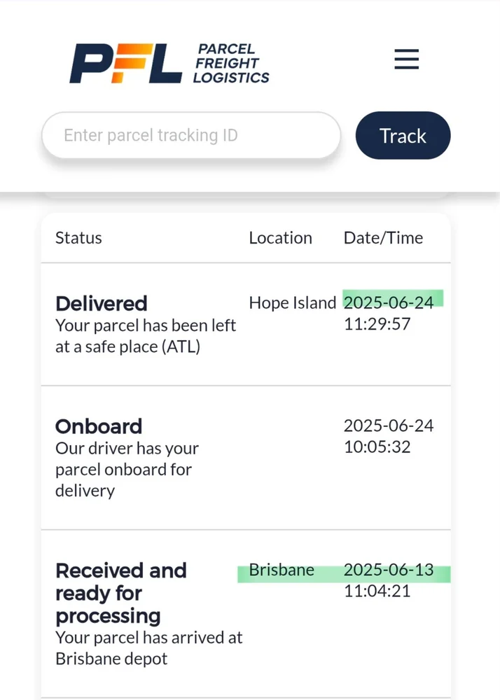 Parcel Freight Logistics (PFL) reviews | ProductReview.com.au