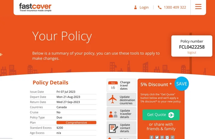 Fast Cover Travel Insurance - Comprehensive reviews | ProductReview.com.au