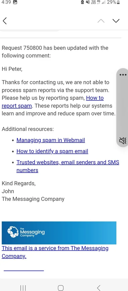 The Messaging Company reviews | ProductReview.com.au