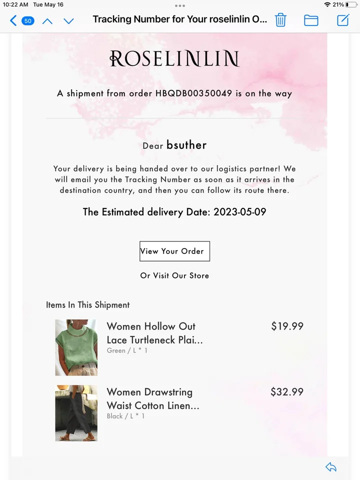 Roselinlin reviews | ProductReview.com.au