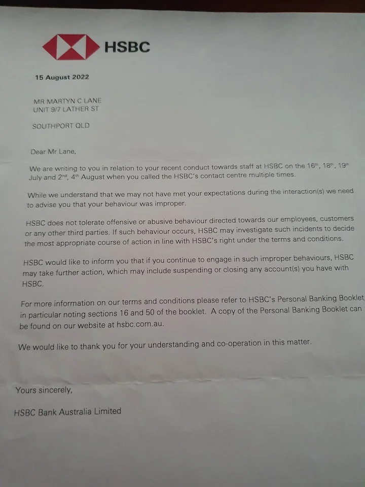 HSBC reviews | ProductReview.com.au