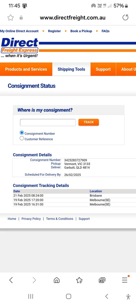 Direct Freight Express reviews | ProductReview.com.au