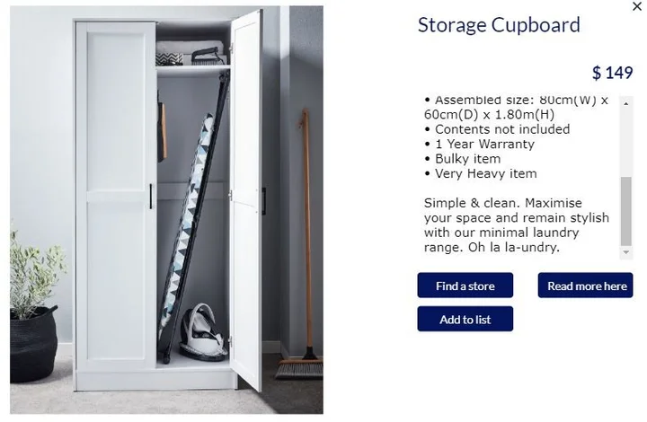 ALDI Storage Cupboard reviews | ProductReview.com.au