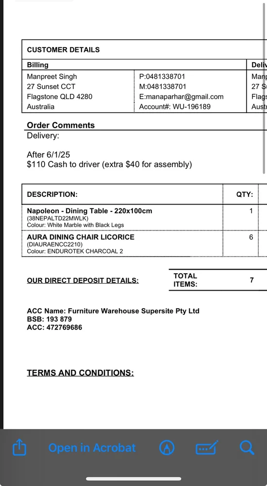 Furniture Warehouse Supersite reviews | ProductReview.com.au