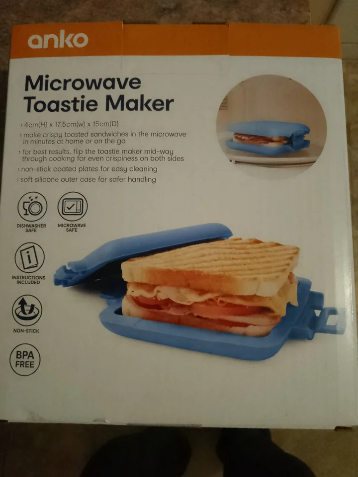 Kmart Anko Microwave Toastie Maker reviews | ProductReview.com.au