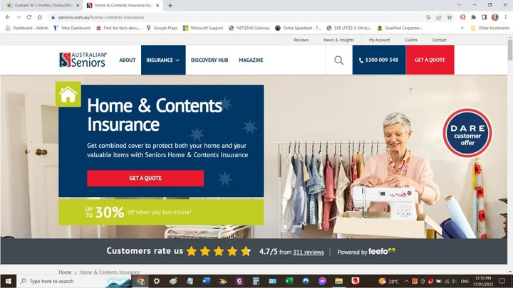 Seniors Home & Contents Insurance reviews | ProductReview.com.au