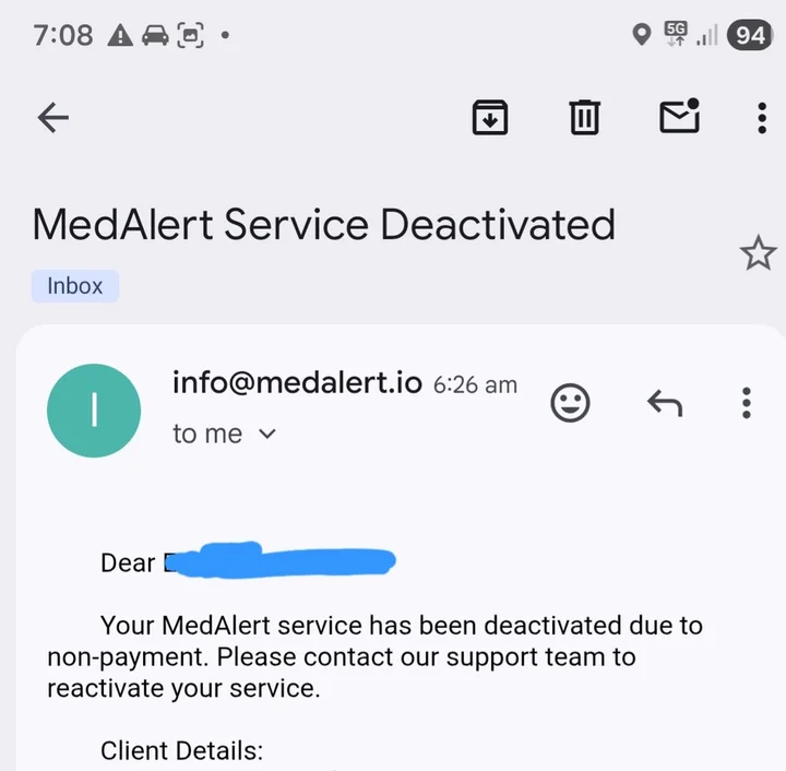 MedAlert Personal Alarm Watch reviews | ProductReview.com.au