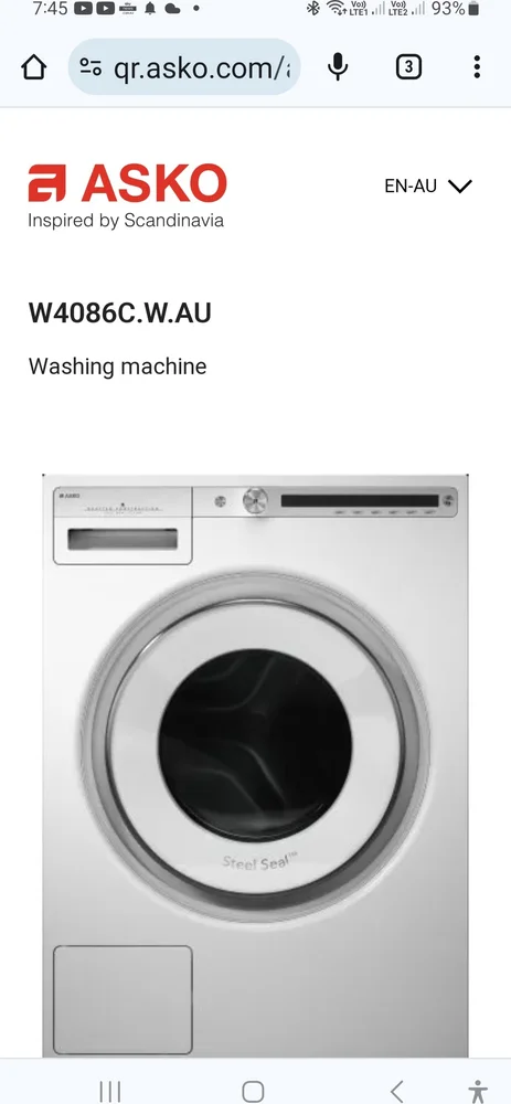 Asko W4086 reviews | ProductReview.com.au