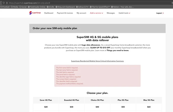 Superloop Mobile Sim Only Plans reviews | ProductReview.com.au