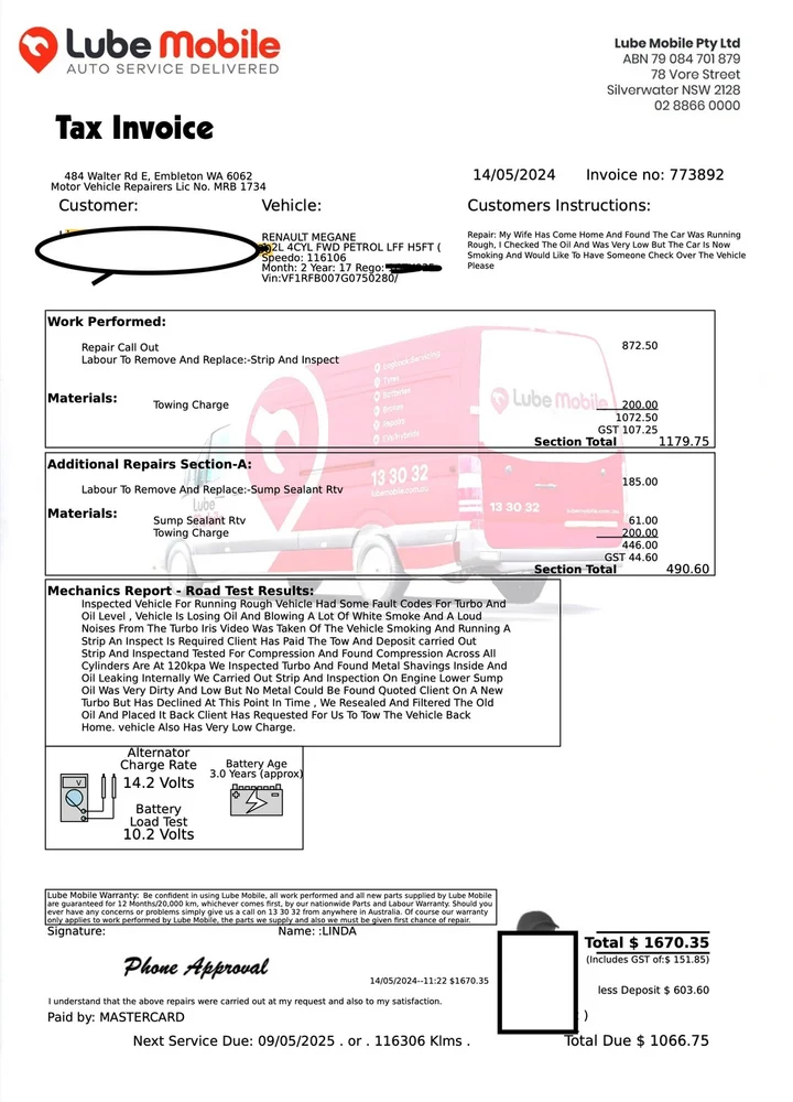 Lube Mobile reviews | ProductReview.com.au